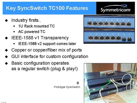 PTP Update Switches Why Adopt IEEE U