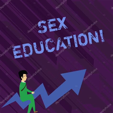 Escritura Manual Conceptual Que Muestra La Educación Sexual Texto De
