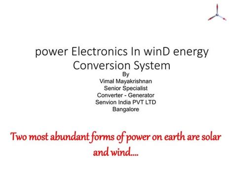 Power Conversionwind Turbinetransmission Gridppt