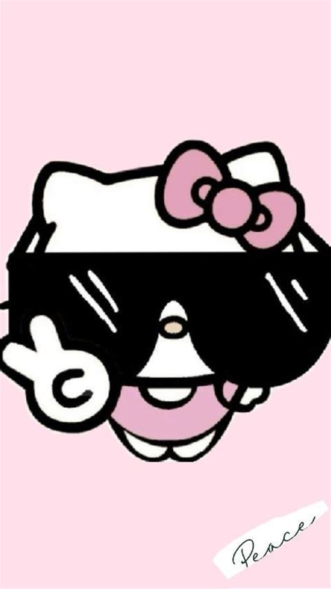 Peace Hello Kitty Wallpaper Peace Sign Hello Kitty Peace Sign Pfp