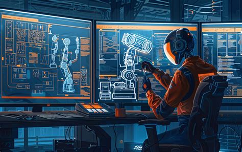 download ai generated robotics engineer royalty free stock
