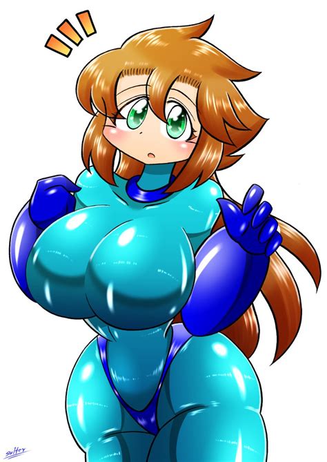 Rule 34 1girls Bodysuit Huge Breasts Mega Man Mega Man Classic Mega Man Character Roco