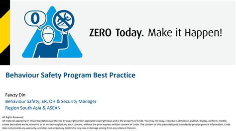 Behavioural Based Safety Programme