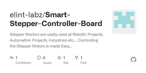 Github Elint Labz Smart Stepper Controller Board Stepper Mortors Are Vastly Used At Robotic