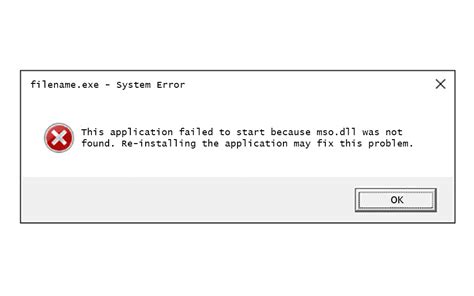 Fixing Msodll Is Missing Or Not Found Errors