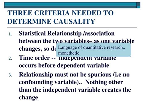 Ppt Basic Concepts Of Research Design Understanding Causality Powerpoint Presentation Id