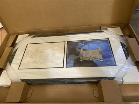 Disney Hercules Hades Production Cel Original Sketch Coa Signed James