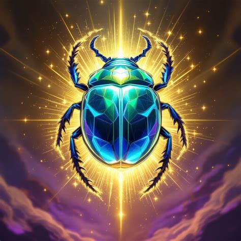 Free Sacred Glowing Scarab Photo Scarab Beetle Magical Download