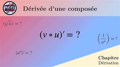 Dérivée Dune Composée Youtube Dérivée Dune Composée Youtube