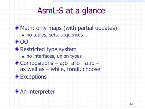 Ppt The Semantics Of Asml In A Proper Perspective Powerpoint Presentation Id3761521