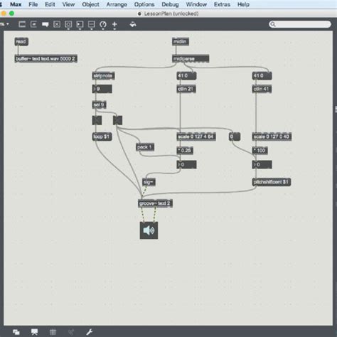 Max Interface With The Basic Patch Download Scientific Diagram