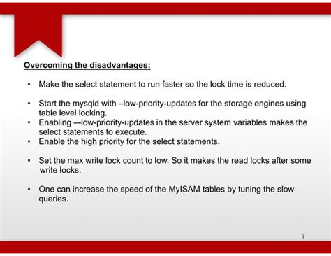 Mysql Storage Engines Ppt