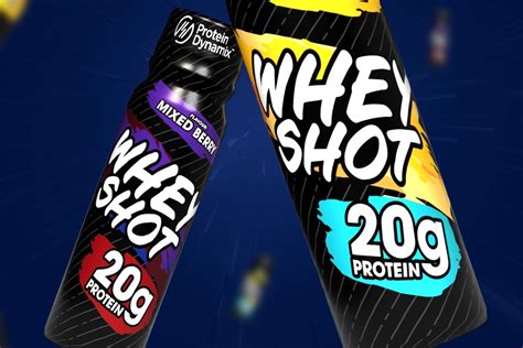 Protein Dynamix Makes A Protein Drink With 20g Of Protein But Squeezed Into A 100ml Shot Stack3d