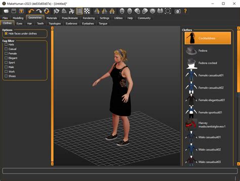 Saving Models For Unity And How To Import Them There MakeHuman Community