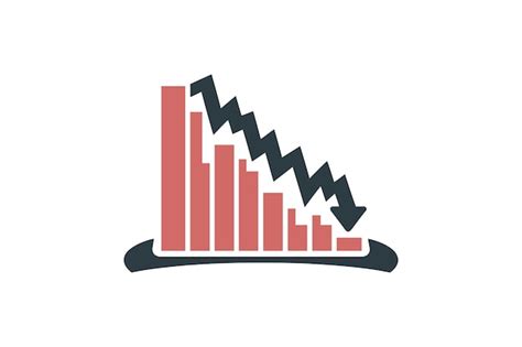 A Red Graph With A Graph That Says Graph On It Premium Ai Generated Vector