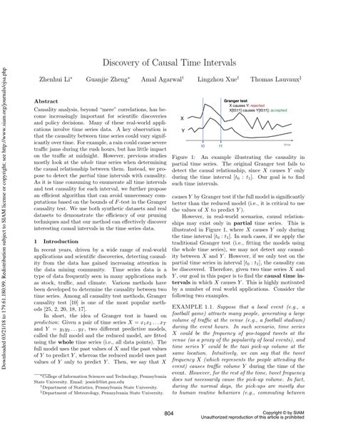 PDF Discovery Of Causal Time Intervals