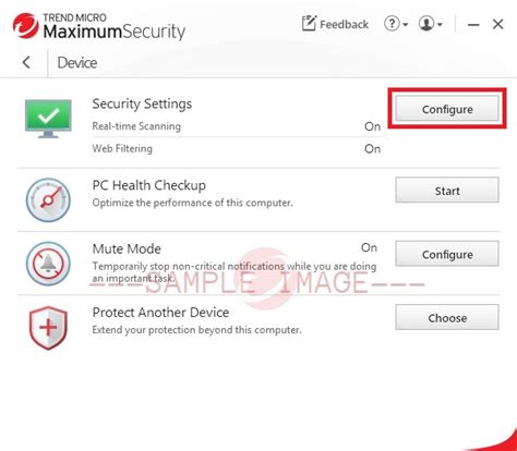 How To Configure Web Threats Settings Trend Micro Security For Windows