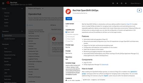 Demonstrate Gitops On Managed Openshift With Argocd Red Hat Customer