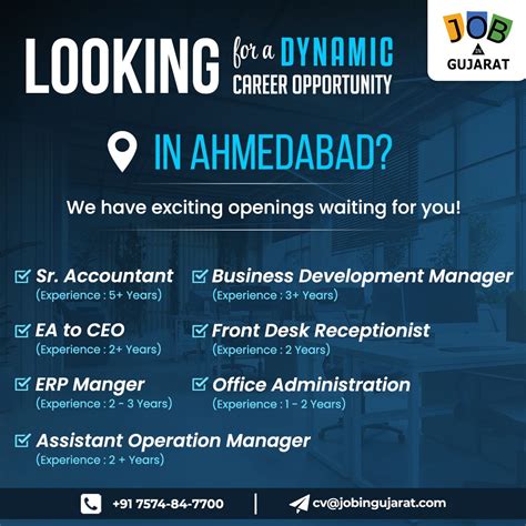 Job In Gujarat On Linkedin Jobingujarat Careeropportunity Ahmedabadjobs Joinourteam