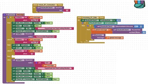 Difference Between Blocks At Receive Text From Bluetooth Mit App