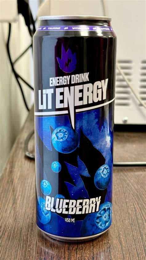 Lit Energy Blueberry Черничный энергетик Лит Энерджи Blue Lightning