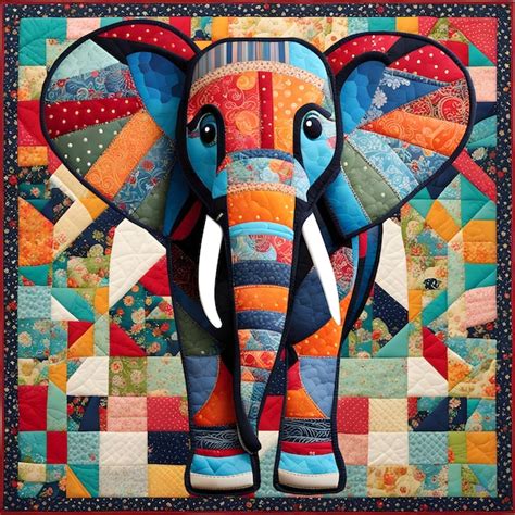 Elephant Quilt Pattern Etsy