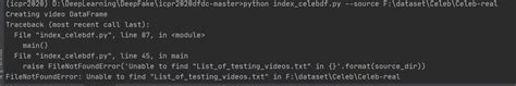 dataset preprocessing · issue 25 · polimi ispl icpr2020dfdc · github
