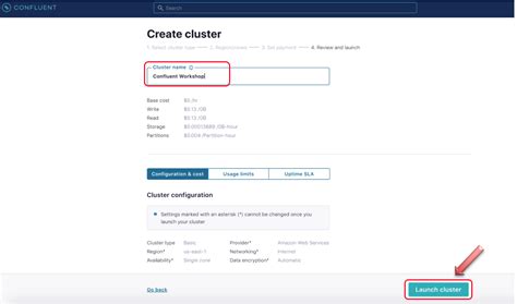 Creating A Confluent Cloud Kafka Cluster Confluent Kafka Workshop