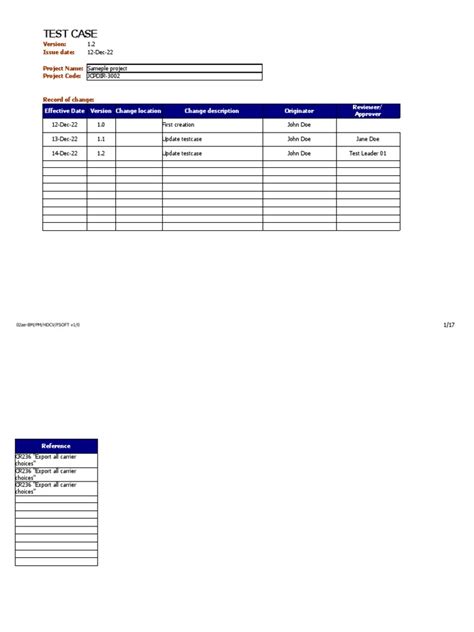 test case example pdf