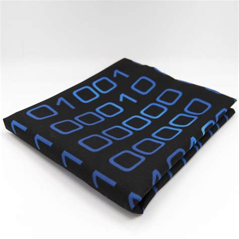 Techno Large Binary Code Blue On Black Background Techno Large Binary Code Blue On