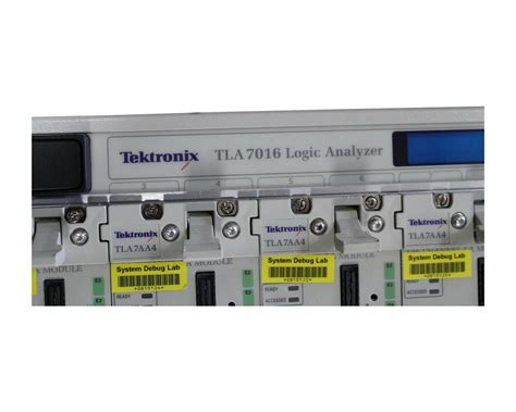 Tektronic Analyzer Benchtop Main Frame Configuration 2 Tla 7016