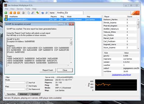 Cara Mengatasi Error Crash SA MP San Andreas Fix Jeff Modding