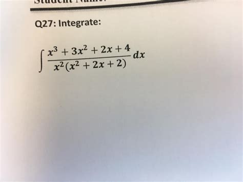 solved integrate integral x 3 3x 2 2x 4 x 2 x 2 2x