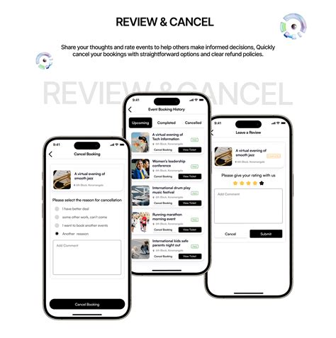 Ios Presentation Event Booking App Eventhub Behance