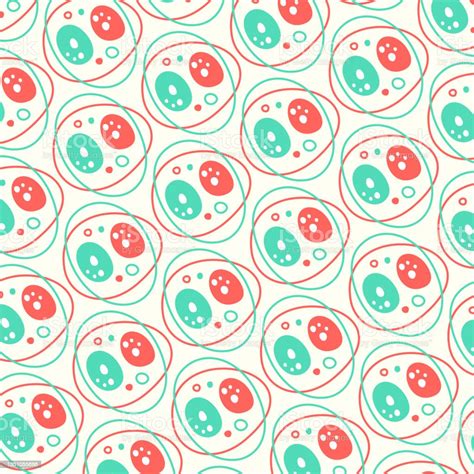 추상 기하학적 패턴 타원형 반점 및 원으로 구성된 양식에 일치시키는 패턴 벡터 그림입니다 벡터에 대한 스톡 벡터 아트 및 기타 이미지 Istock