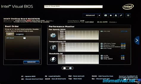 Flash Update The Bios Of Your Intel Nuc Skull Canyon Nuc6i7kyk