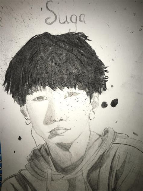Suga Fan Art By Jinsaesthetic On Deviantart