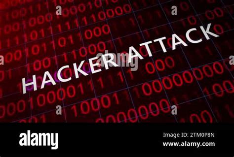 Hacker Attack System Hacked Computer Glitch Virus Inter System Hacking Concept Animation In 4k