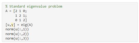 How Does Matlab Normalize Eigenvectors