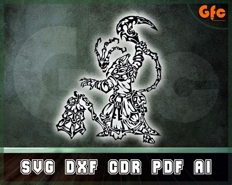 Thresh Svg League Of Legends Characters Svg Engraving And Cuts Vinly Thresh Svg Cdr Dxf