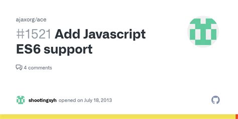 add javascript es6 support · issue 1521 · ajaxorg ace · github