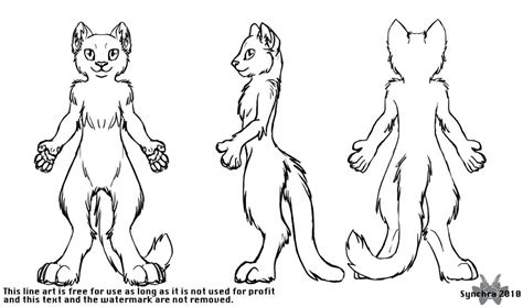 Fursuit Drawing Base At Getdrawings Free Download