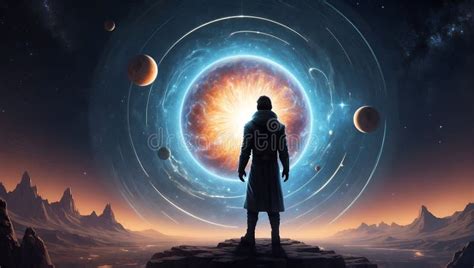 Exploring Gravity S Mysteries In The Cosmos Ai Generated Stock Illustration Illustration Of