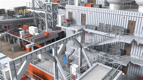 Spar Platform 3d Model 199 3ds Blend C4d Fbx Max Ma Lxo Obj