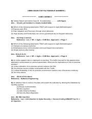 FA DBMS Objective FINAL Pdf DBMS OBJECTIVE FA POSSIBLE ANSWERS SURE