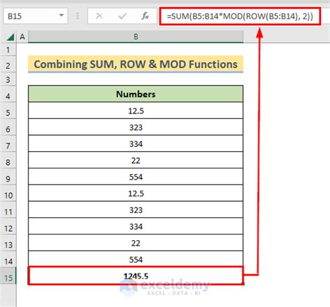 How To Sum Rows In Excel 9 Easy Methods ExcelDemy