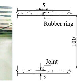 Construction Of The Tunnel Model Unit Mm Download Scientific Diagram