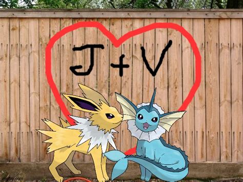 Vaporeon And Flareon Love