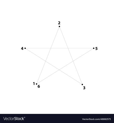 Star How To Draw A Easily 5 Steps Royalty Free Vector Image