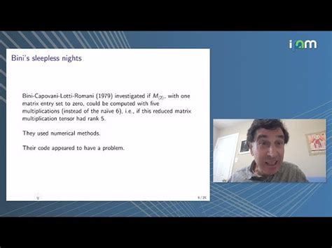 Free Video Introduction To The Geometry Of Tensors From Institute For